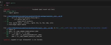 Error On Importing Ngsolve General Netgen NGSolve