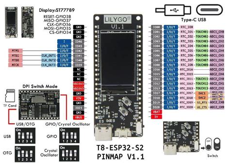 Ttgo Esp Lcd Pinout