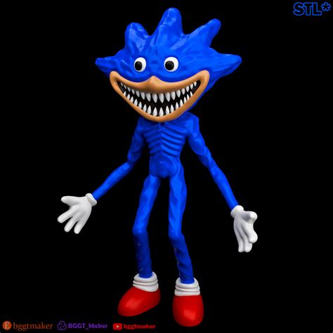 👹 The Sonic Tapes Shin Sonic Tapes Monster Modelo 3d Stl・archivo Stl Para Impresión 3d・cults