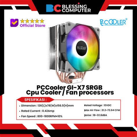 Jual PCCooler GI-X7 SRGB Cpu Cooler / Fan processors - Kota Denpasar ...