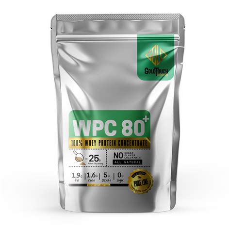 The pure Line - WPC 80+ 1kg - GoldTouch Nutrition