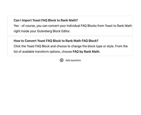 How To Add Faq Schema Block Using Rank Math Seo