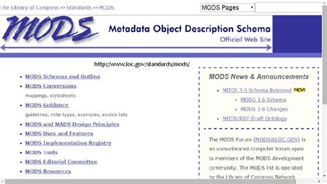 Get To Know Metadata Object Description Schema Mods