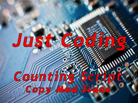 Second Life Marketplace Just Coding Counter Script