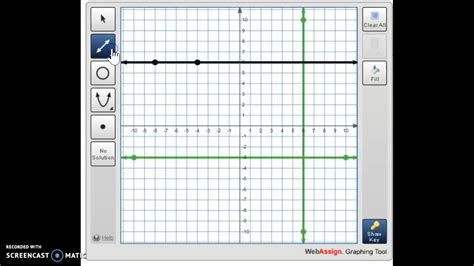 Graphing In Webassign Youtube