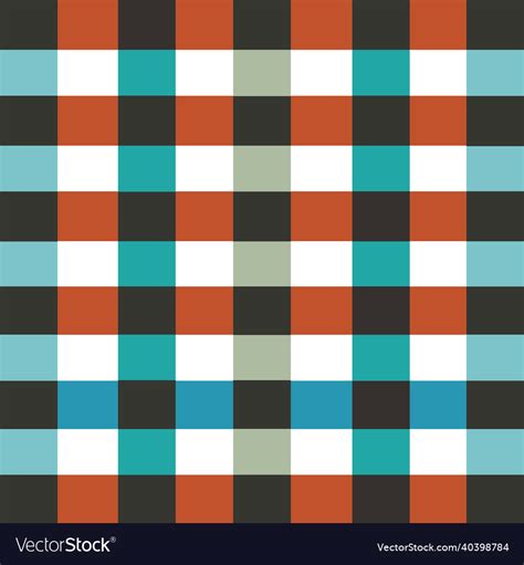 Tartan Pattern Design Royalty Free Vector Image