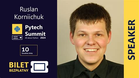 Paweł Niewęgłowski On Linkedin Python Pytech Pytechsummit Ml Ai