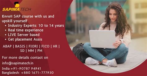 Sapima Tech On Linkedin Sap Saptraininginstitute Careerdevelopment