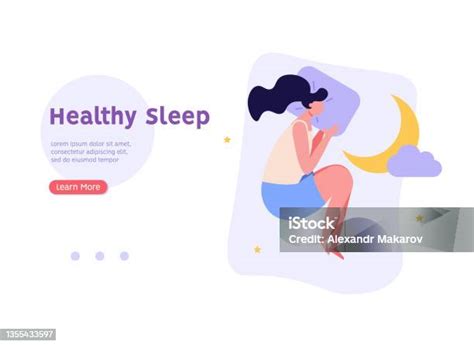 밤에 혼자 자고 있는 젊은 여성 베개와 함께 누워 행복한 소녀 달콤한 수면의 개념 건강한 습관 불면증을 방지할 수 있습니다 현대