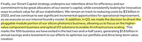 英特尔剥离可插拔光模块业务 知乎