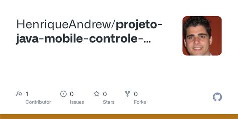 Github Henriqueandrew Projeto Java Mobile Controle Atividades