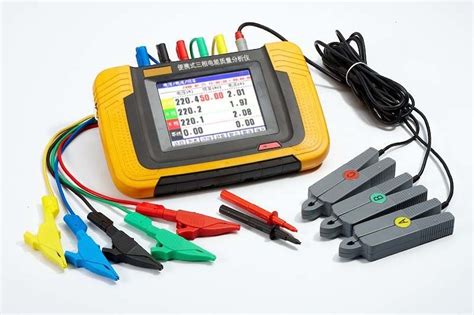 Portable 1000v Trms Three Phase Power Data Logger