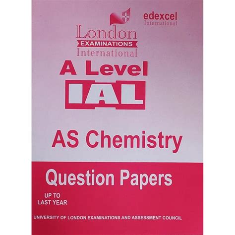Edexcel A Level Chemistry As Year Wise Question Paper Up To Last Year Bd
