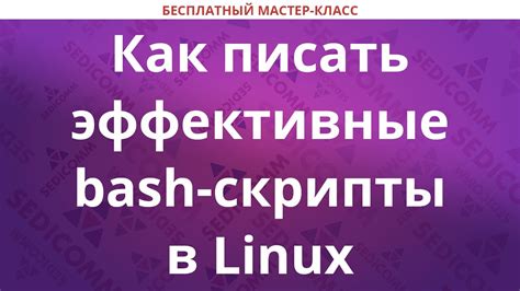 Как писать эффективные Bash скрипты в Linux Youtube