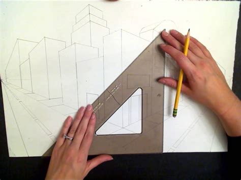 6th Grade Two Point Perspective Project Adding Windows And Doors Point