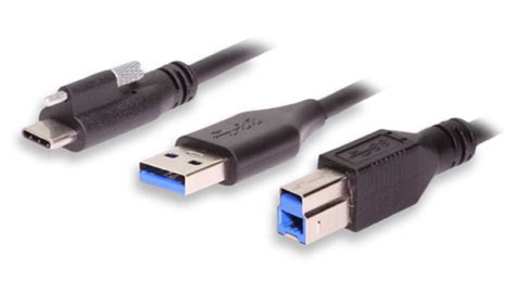 USB Cable Screw Lock Locking Cables For USB Connections Coolgear