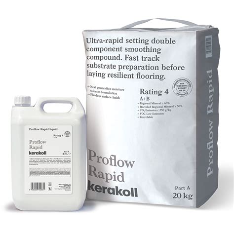 Kerakoll Proflow Rapid Double Component Smoothing Compound 20kg Pro