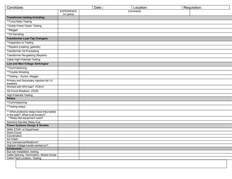 Electrical Survey Document Ppt