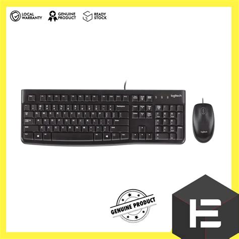 Logitech Mk120 Wired Keyboard And Mouse Combo 920 002586 Shopee