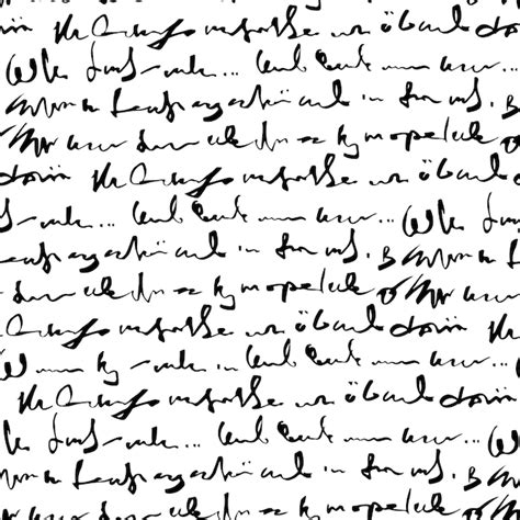 Premium Vector Handwritten Abstract Text Seamless Pattern Vector Monochrome Script Background