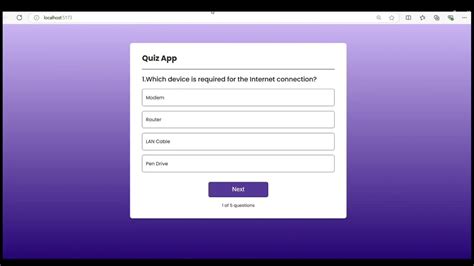 Nagajyothi Tangirala On Linkedin Intern Quizapplication Reactjs