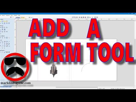 Add A Form Tool To The Vectric Tool Database Part 37 Vectric For Absolute Beginners YouTube