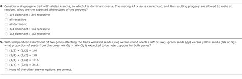 Solved 1 To Determine Whether A Sexually Reproducing
