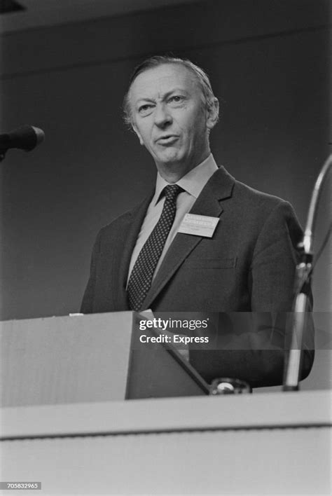 British Mp Robert Carr The Secretary Of State For Employment At