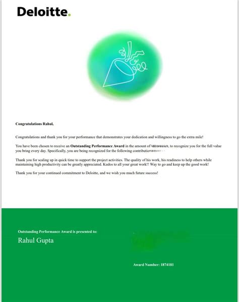 Rahul Gupta ☁ On Linkedin Gratitude Recognition Award Thankyou