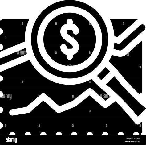 Analytics Business Chart Glyph Icon Vector Analytics Business Chart