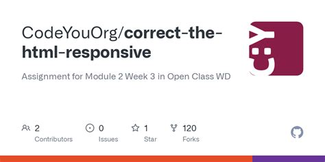 Correct The Html Responsive README Md At Main CodeYouOrg Correct The Html Responsive GitHub