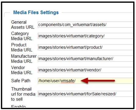 How To Fix VirtueMart Warning The Safe Path Is Empty LTHEME