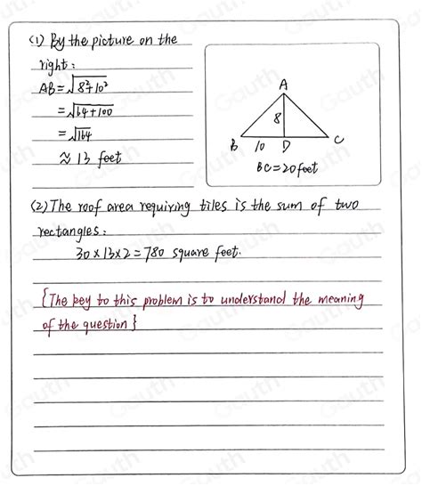 Solved Construction Projects Often Use The Pythagorean Theorem If You Are Building A Sloped
