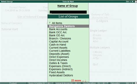 How To Create Ledgers In Tally Multiple Ledgers
