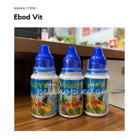 Jual Ebod Vit Multi Vitamin Gacorkan Burung Ocehan Shopee Indonesia