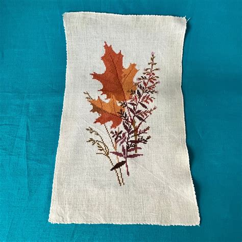 Clara Weaver Cross Stitch Pattern Embroidered Piece For Crafting