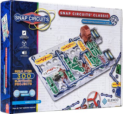 Amazon Com Snap Circuits Classic SC 300 Electronics Exploration Kit Over 300 Projects Full