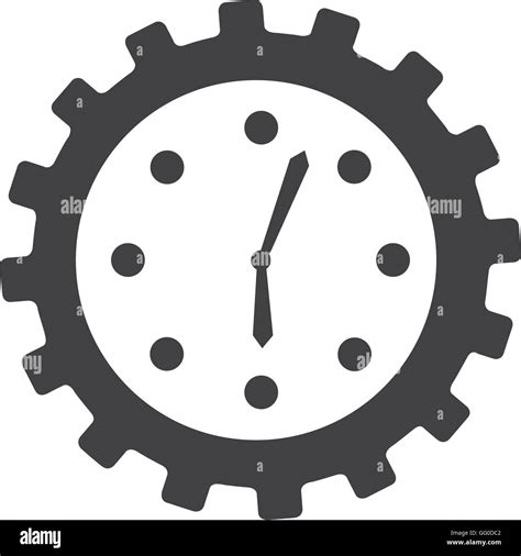 Time Clock Watch Icon Stock Vector Image Art Alamy