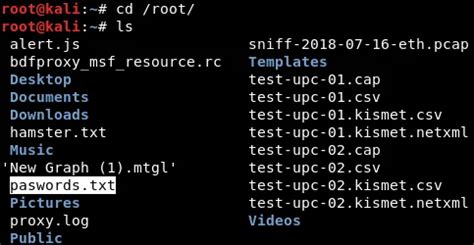 Filesystem Commands Ethical Hacking
