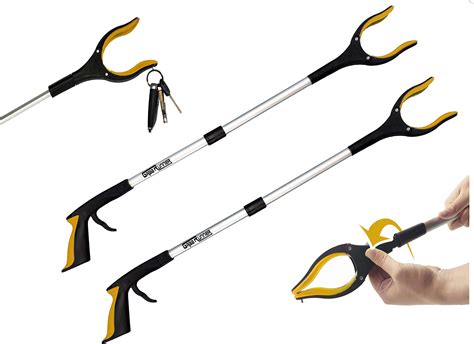 2 Pack 32 Inch Fda Registered Grabrunner Folding Reacher