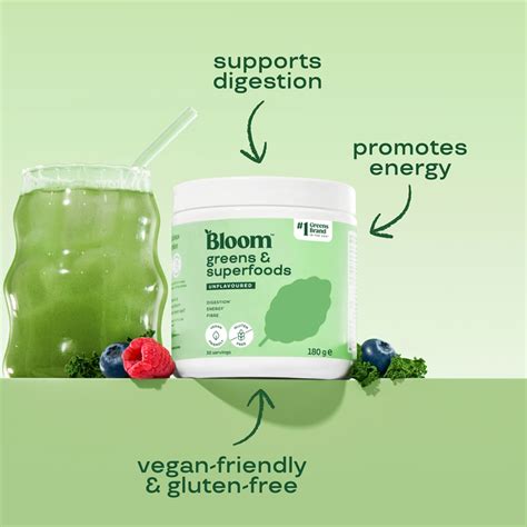 Bloom Greens And Superfoods Original 180g Handb