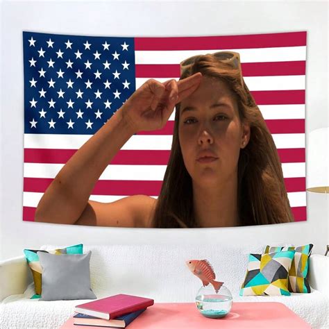 1pcmadelyn Cline American Flag Sarah Cameron American Flag Bedroom