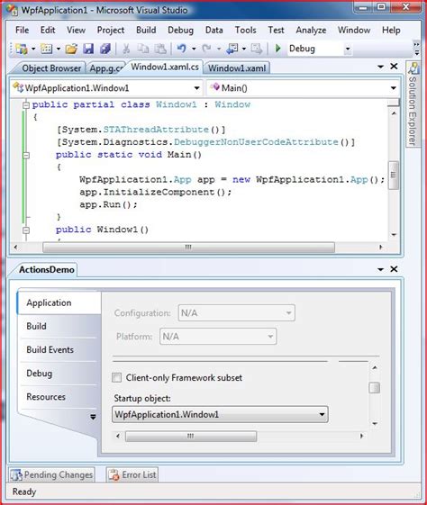 Joymons World Of Wpf Where Is The Main Method In My Wpf Application