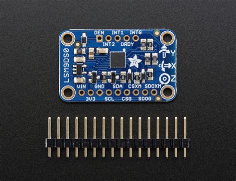 overview adafruit lsm9ds0 accelerometer gyro magnetometer 9 dof