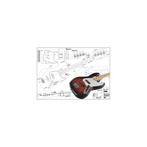 Plan Of Fender Jazz Bass 4 String Full Scale Print Bahrain Ubuy