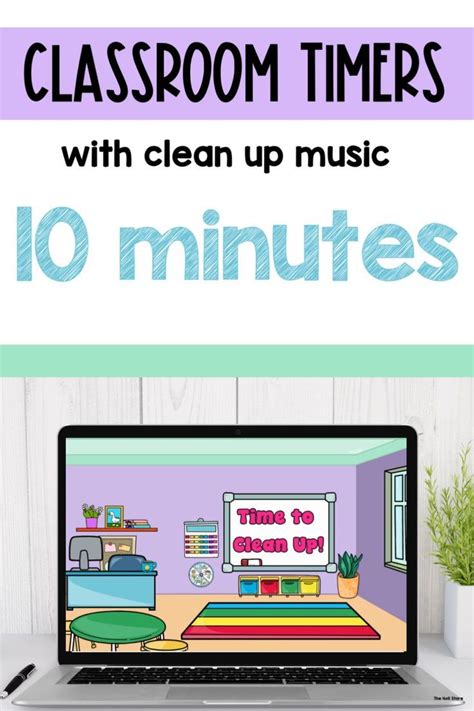 Classroom Center Time 15 Minute Timer For Efficient Clean Up