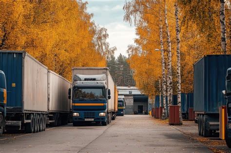 A Row Of Vehicles Parked Side By Side Stock Image Image Of Goods