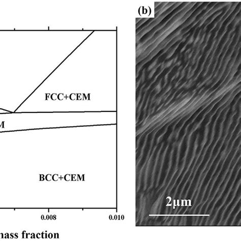 A Vertical Section Of The Fe Mn C Alloy Phase Diagram At 2mass Mn Download Scientific