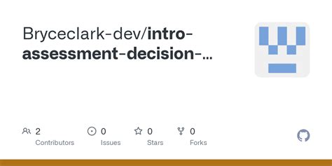 GitHub Bryceclark Dev Intro Assessment Decision Making