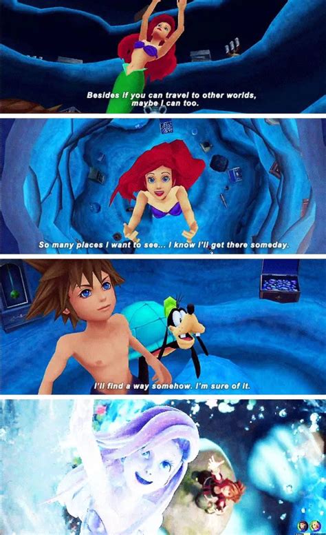 My Heart An Ariel Summon Kingdom Hearts Funny Kingdom Hearts